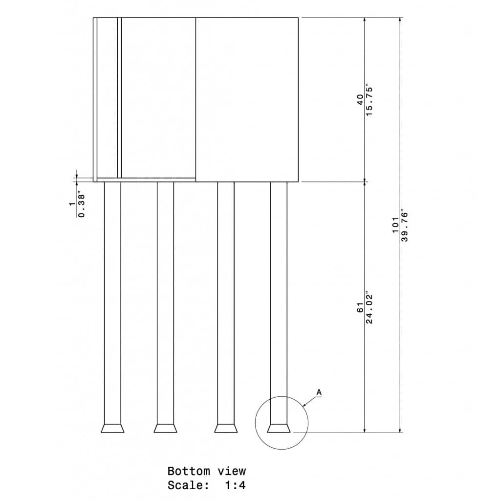 Elevated Zero Maze - Mouse with Height Inserts (Specifications) - Maze ...