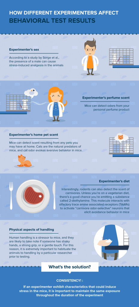 Can Different People Administer Behavioral Tests in a Single Experiment?