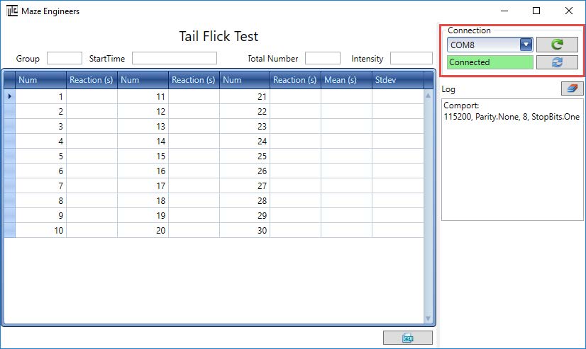 Tail Flick Test - Maze Engineers