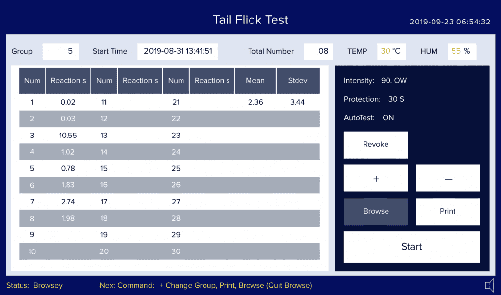 Tail Flick Test - Maze Engineers