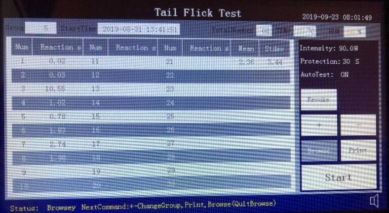 Tail Flick Test - Maze Engineers